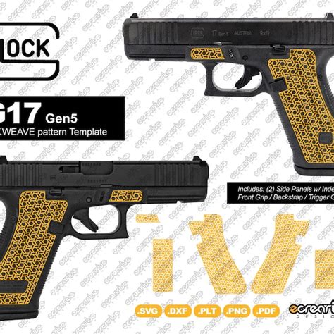 Glock 17 Template Etsy