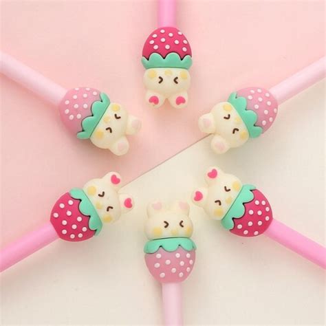 خرید و قیمت روان نویس فانتزی اورجینال برند اصلی So Fun طرح خرگوش توت فرنگی کیوت خودکار فانتزی