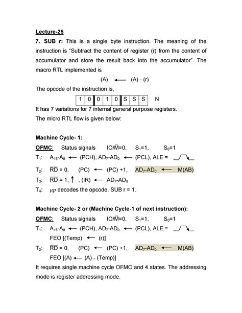 Lecture 25 Class Notes Of Een 204 Given By Our Professor Lecture 25 7 Sub R This Is A