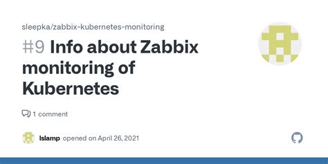 Info About Zabbix Monitoring Of Kubernetes Issue Sleepka Zabbix Kubernetes Monitoring
