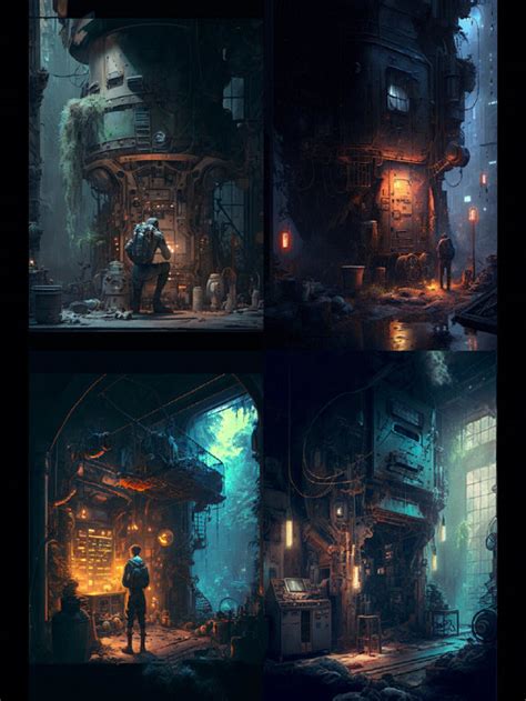 Ai场景绘画 蒸汽朋克 1040158