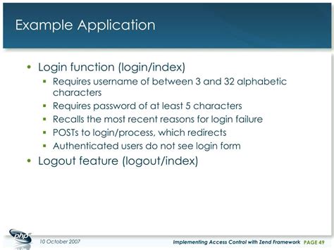 Ppt Implementing Access Control With Zend Framework Powerpoint Presentation Id4973258