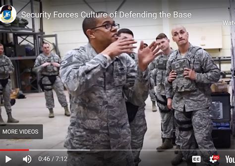 Security Forces Culture Of Defending The Base Video Defender Magazine