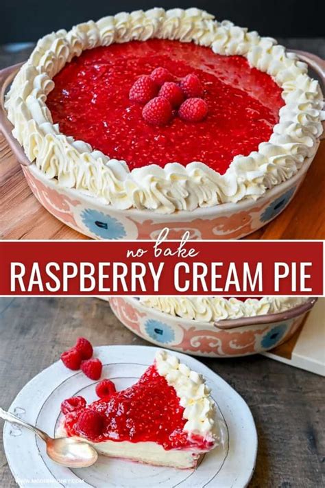 Raspberry Cream Pie With Graham Cracker Crust Modern Honey