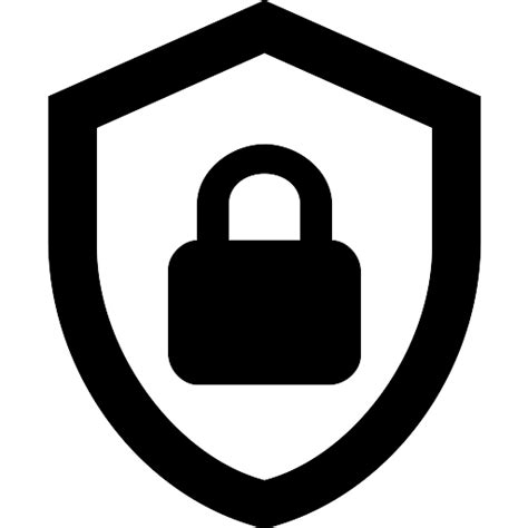 Shield Lock Outline Icon Svg Png Free Download