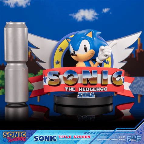 First 4 Figures Reveals Sonic 1 Title Screen Statue Pre Orders Open July 8 Sonic City ⋆