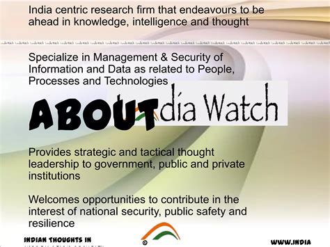 Indian Thoughts In Information Security Ppt