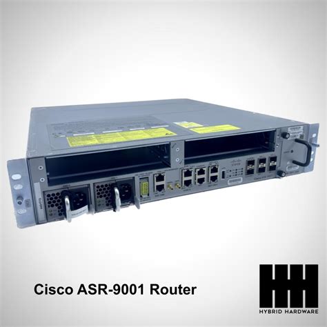 Cisco Asr 9001 Router 4x 10g Port And Dual Power Supply A9k 750w Ac With Rack Ears Hybrid Hardware