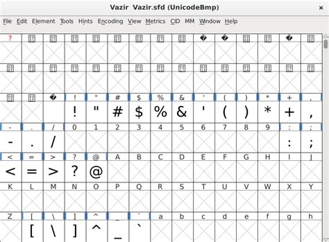 آموزش FontForge