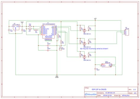 Mitsubishi Heatpump Esp8266 Platform For Creating And Sharing Projects Oshwlab