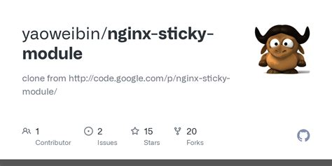 GitHub Yaoweibin Nginx Sticky Module Clone From Code Google P Nginx Sticky Module