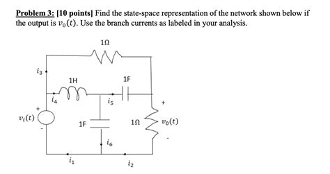 Solved Problem Points Find The State Space Chegg Com
