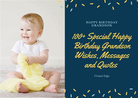 Birthday Quotes For A Grandson Happy Birthday Messages For