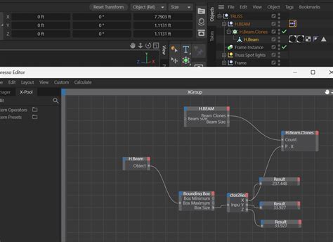 Get Object Size With Xpresso Rcinema4d