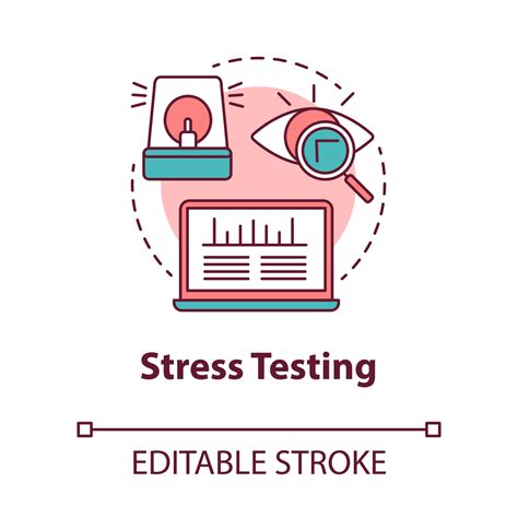 Stress Testing Concept Icon Software Development Stage Idea Thin Line Illustration Application