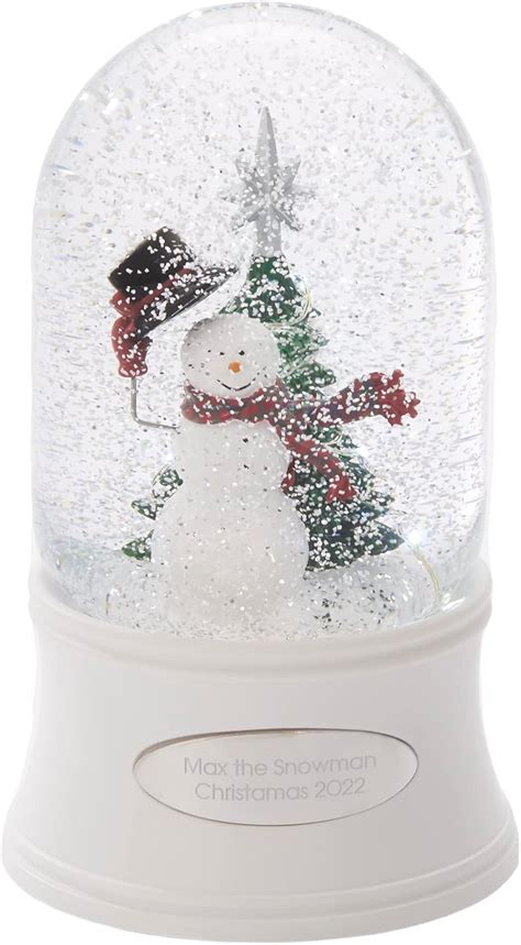 Snowman Light Up Snow Globe Free Customization Things Remembered Home And Kitchen