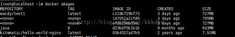linux docker删除镜像 kaillinux镜像 csdn博客