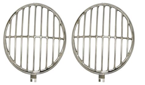 Stainless Steel Headlight Stone Guards Empi