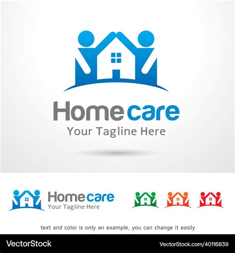 Home Care Logo Vector Images And Graphics For Commercial Use Vectorstock