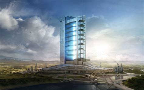 Futuristic Architecture Wallpaper
