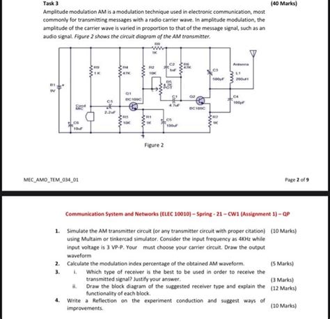 Circuit Diagram Of Amplitude Modulation Circuit Diagram