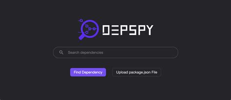 Github Depspydepspy Depspy 意为依赖间谍，具有能够按照任意深度潜入分析和监视其他 Npm Yarn Pnpm 依赖的能力，并提供状态同步的各类可视化交互