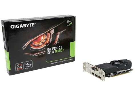 NVIDIA GIGABYTE GeForce GTX 1050 Ti Overclock Low Profile Single Fan ...