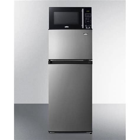 Microwave And Refrigerator Freezer Combination With Allocator