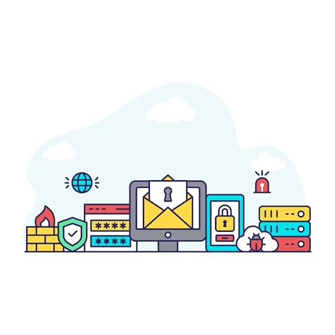 Premium Vector Editable Design Illustration Of Secure Mail