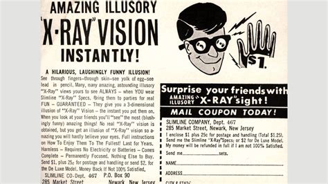 The Secret History Of X Ray Specs Bbc Future