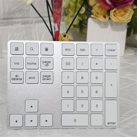 Jual Wireless Bluetooth 34 Keys Numeric Keypad Number Pad Keyboard For