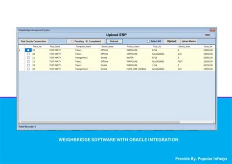 Weighbridge Software With Oracle Integration Free Download And Demo Trial Available At ₹ 25000