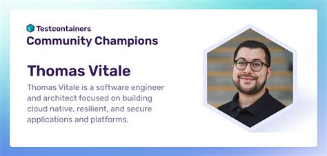 community champion thomas vitale