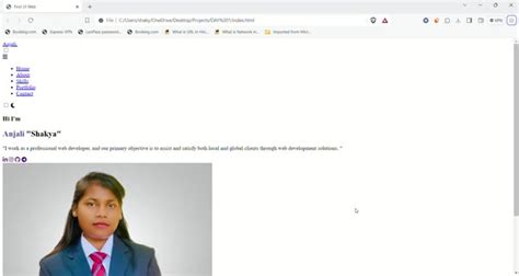 Video Anjali On Linkedin Webobsession2 100dayschallange