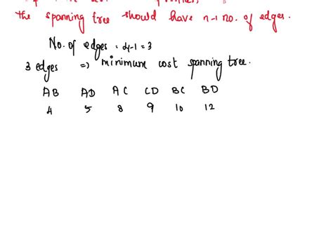 Solved Texts Discrete Mathematics Find The Shortest Path Using Table