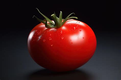 Premium Ai Image Red Ripe Tomato