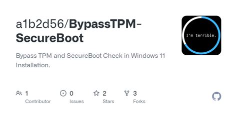GitHub A1b2d56 BypassTPM SecureBoot Bypass TPM And SecureBoot Check In Windows 11 Installation