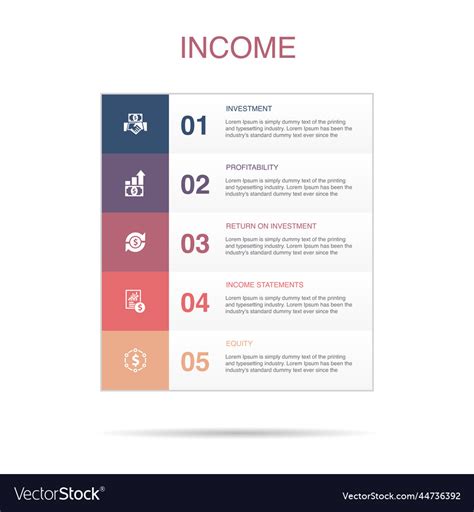 Investment Profitability Return On Royalty Free Vector Image