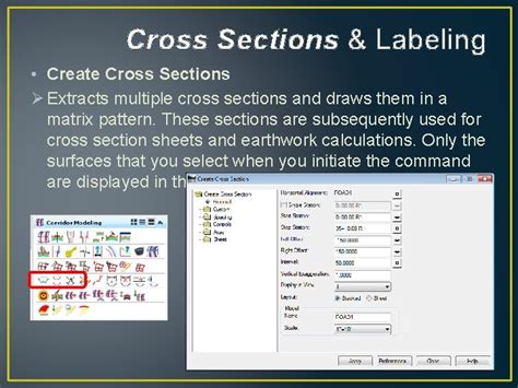 Chapter 9 Cross Sections Labeling Cross Sections Labeling