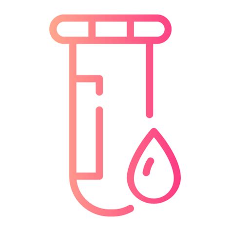 Ícone De Teste De Sangue Generic Gradient