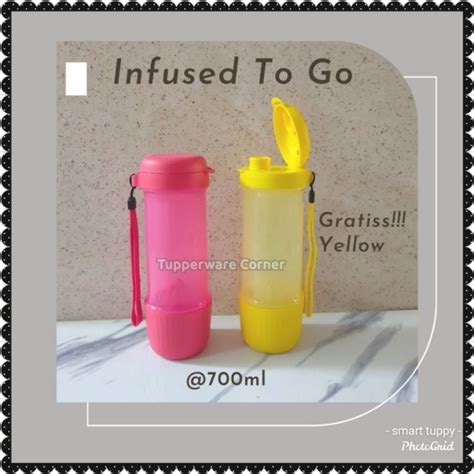 Jual Infuse To Go 750 Ml Botol Infus Water Ori Tupperware Shopee Indonesia