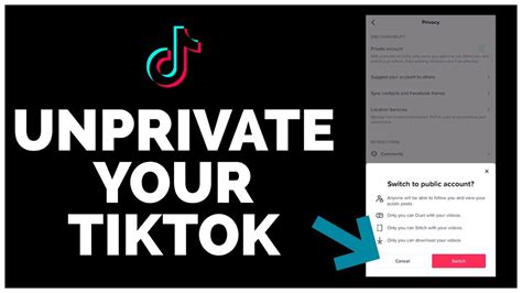 TikTok How To Unprivate Your Tiktok Account Make Your TikTok Account Public YouTube