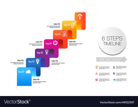 Step Arrow Royalty Free Vector Image VectorStock