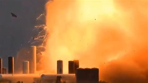 Spacex Unmanned Test Rocket Explodes On Launchpad