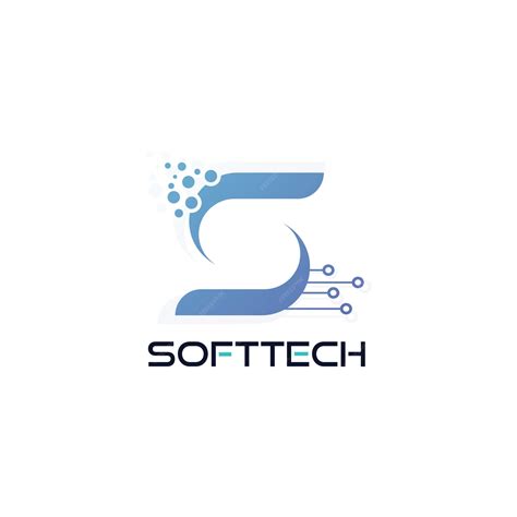 Premium Vector Free Vector Letter S Softtech Logo Design Vector Template Business Logo Concept