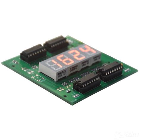 4 Digit Up Counter Using Cd4026 Ic