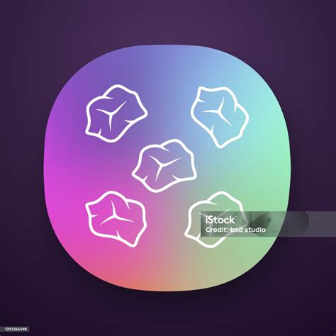 사전 잘라 응용 프로그램 아이콘 육류 생산 및 판매 미트볼 성분 단백질 공급원 도살사업 Ui Ux 사용자 인터페이스 웹 또는 모바일 응용 프로그램입니다 벡터 절연 그림