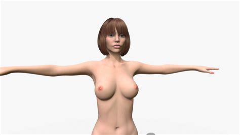 Lidia Naked No Rigg Model TurboSquid