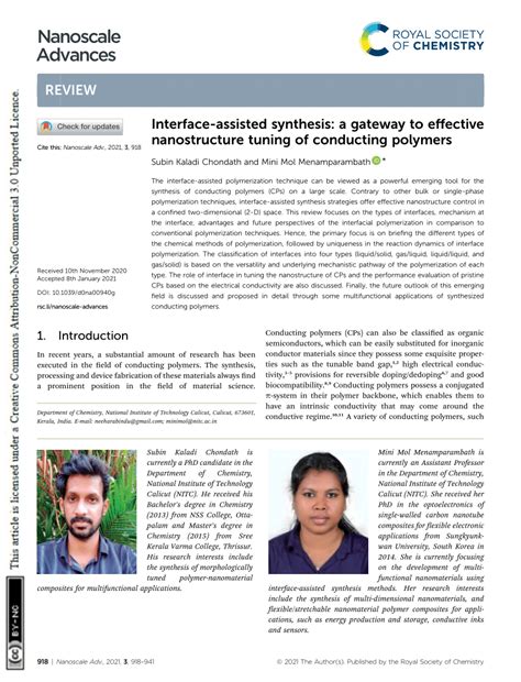 Interface Assisted Synthesis A Gateway To Effective Nanostructure My Xxx Hot Girl