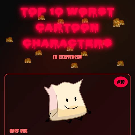 Top 10 Worst Cartoon Characters In Existence